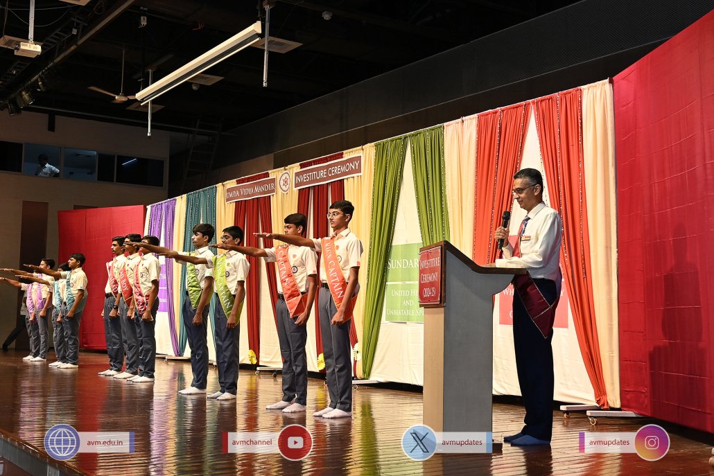 Investiture Ceremony 2024-25 - Atmiya Vidya Mandir